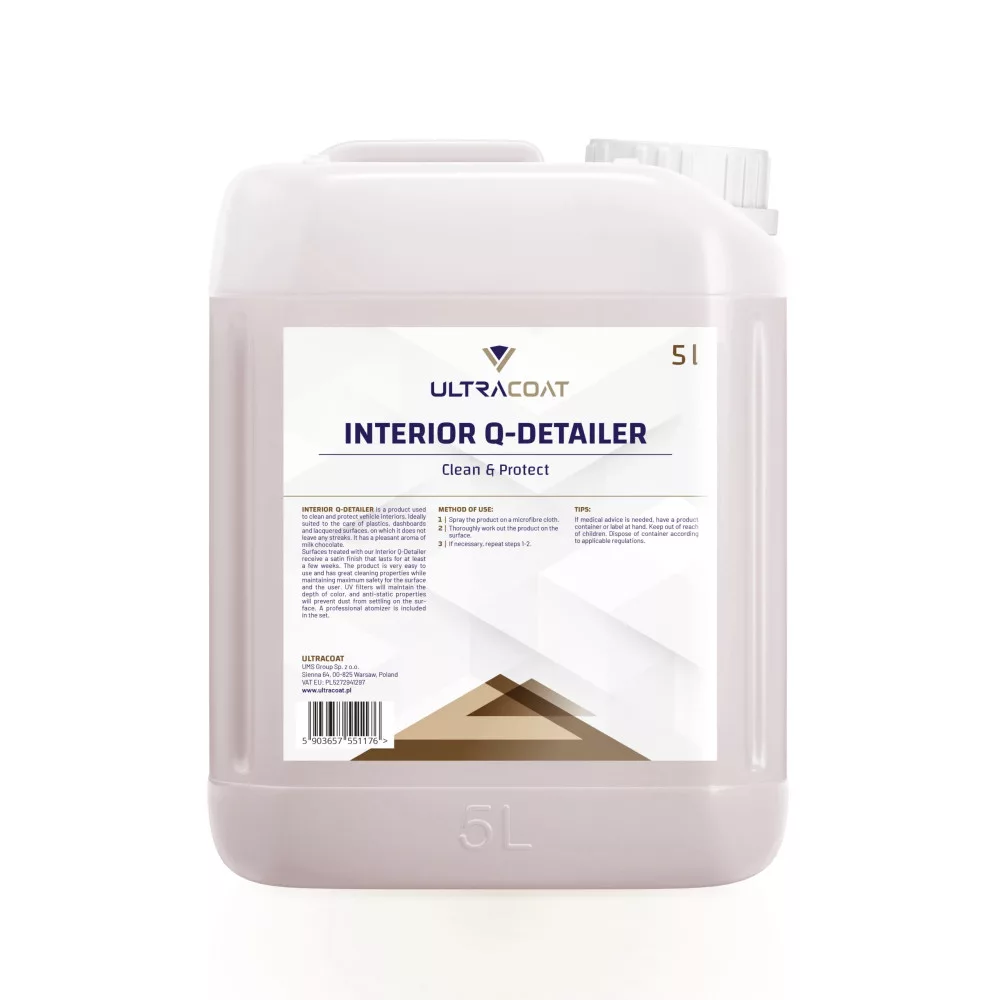 UltraCoat Interior Quick Detailer Műanyag ápoló 5L - carzone